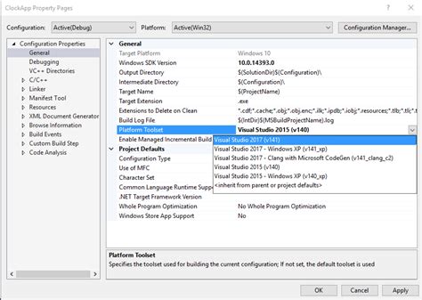 how to install platform toolset v110 seohoseotr