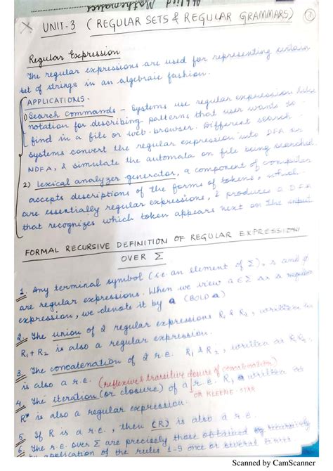 U3 Theory Of Computation Studocu