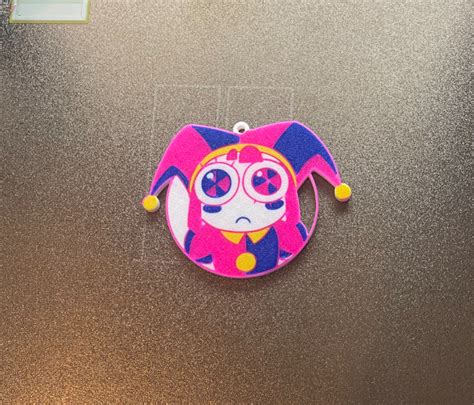 4 Colored Tadc Pomni Key Chainornament Remixed By User2403090210 Makerworld