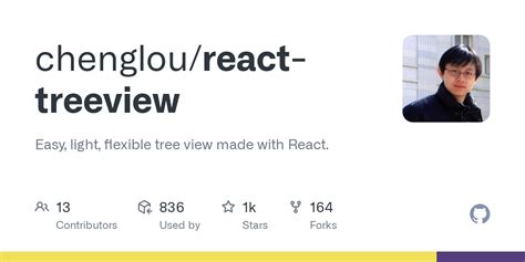 github chenglou react treeview easy light flexible tree view made