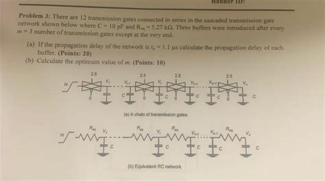 Solved Problem 3 There Are 12 Transmission Gates Connected