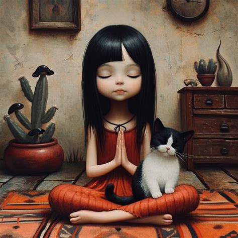 Pin By Шехурдина Анастасия On куколки Whimsical Art Dreamy Art Coloring Book Art