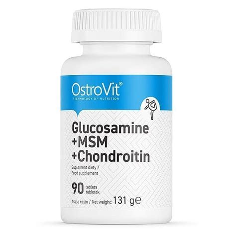 OstroVit Glucosamine + MSM + Chondroitin (90 Tablets)