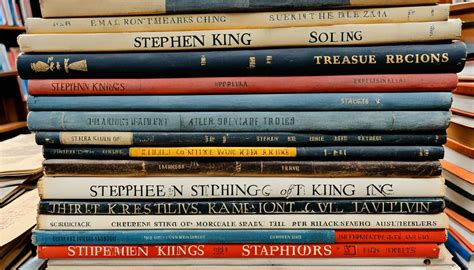 Uncover Rare Stephen King Books Gems Collectors Guide Stephenkingly