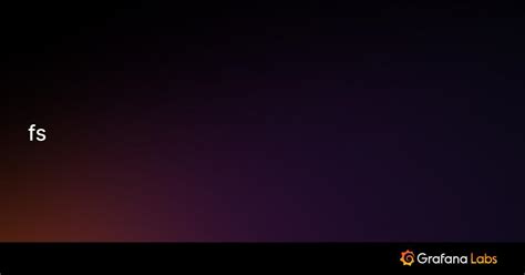 Fs Grafana K6 Documentation
