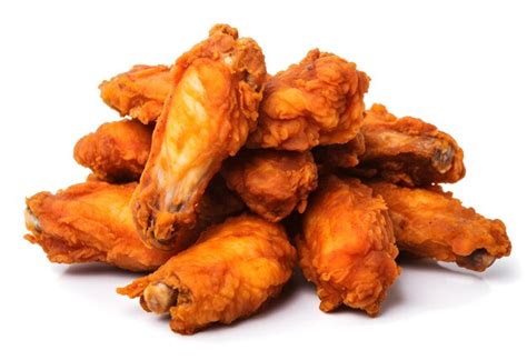 Premium AI Image Crispy Fried Chicken Pieces Drumstick Wing And Thigh Isolated On White Background