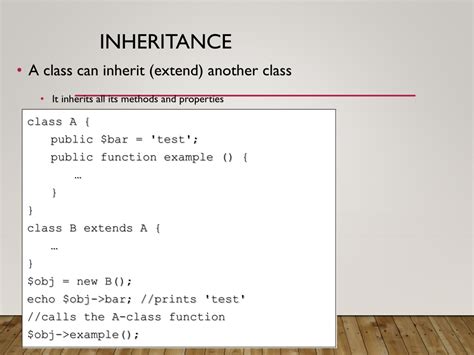 Ppt Php Object Oriented Programming Overview Powerpoint Presentation
