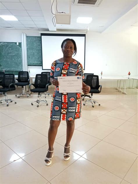 I Have Successfully Graduated From Aims Esmt Now I Have A Certificate