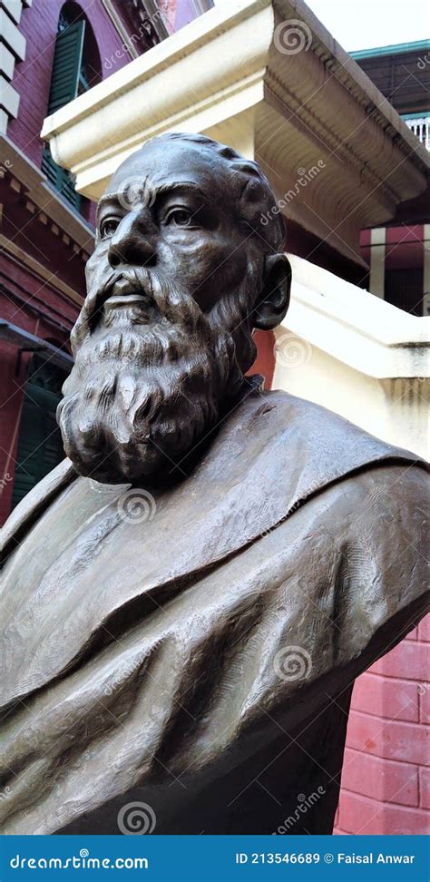 Devendranath Tagore Bust Sculpture Editorial Stock Image Image Of