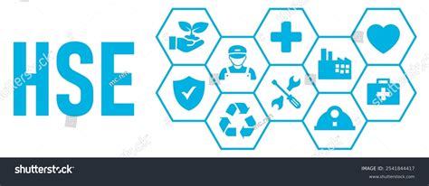 Hse Health Safety Environment Concept Banner Stock Vector Royalty Free
