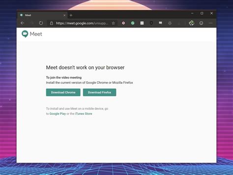 Microsoft Edge With Chromium Suddenly Stops Working With Google Meet Update Windows Central