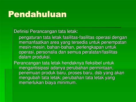 Ppt Perancangan Tata Letak Powerpoint Presentation Free Download