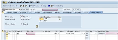 Not Able To Release Po Through Me29n Sap Community