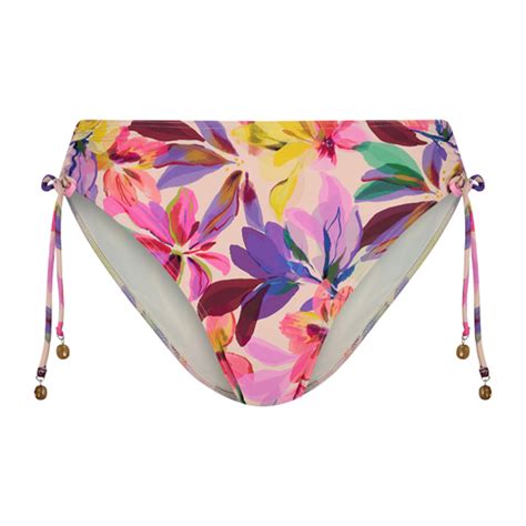 Cyell Badmode Fluid Flowers Verstelbaar Hoog Bikinibroekje Annadiva