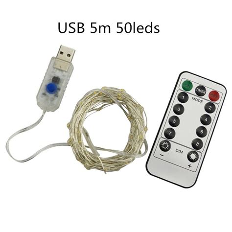 Usb Remote Control 50100 Led String Lights 8 Mode Vicedeal