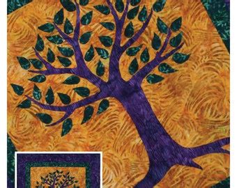 Tree Of Life Quilt Etsy