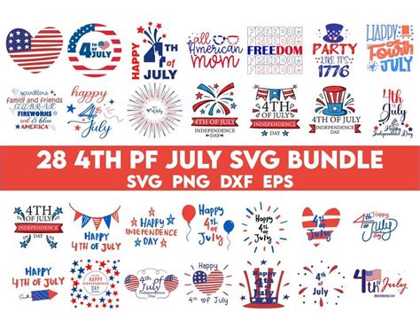 4th Of July Svg Bundle Fourth Of July Svg Usa Svg America Svg