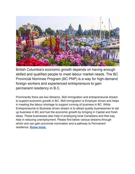 Bc Provincial Nominee Program By Stepwise Immigration Issuu