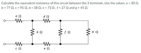 Solved Calculate The Equivalent Resistance Of This Circuit Chegg