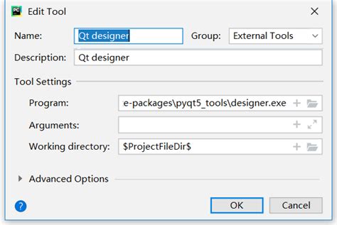 pycharm 添加qt designer和pyuic外部工具利用pyuic将ui文件转为py代码 菜芽caiya 博客园