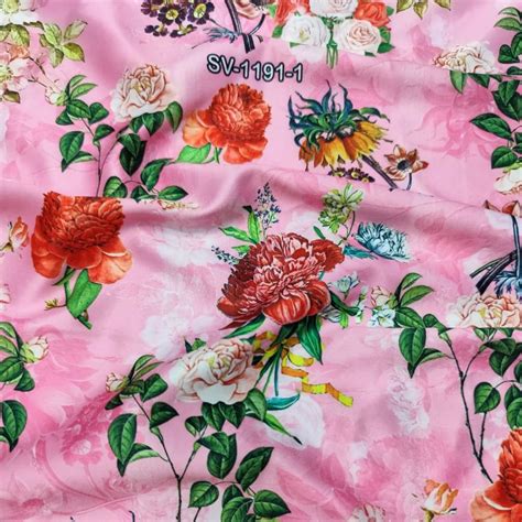 Japan Satin Digital Printed Fabric Multicolour At ₹ 62meter In Surat