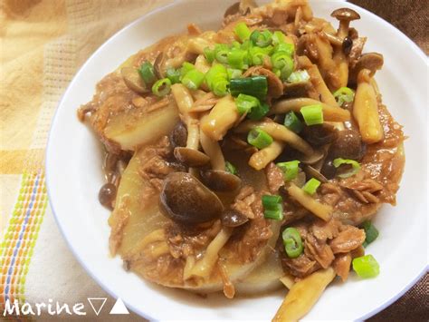 止まらない！大根とツナとしめじの煮物 By マリネ 【クックパッド】 簡単おいしいみんなのレシピが354万品