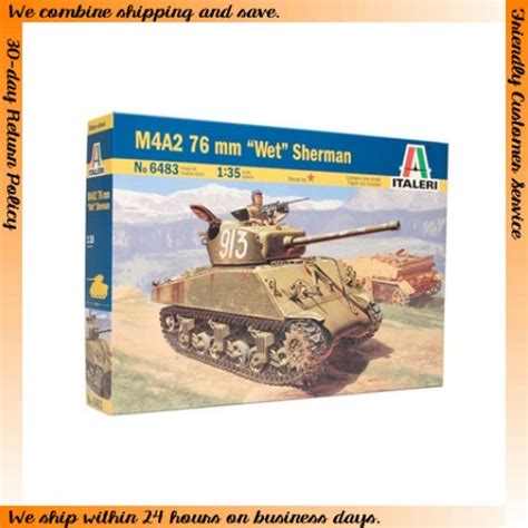 Italeri Models 1 35 M4a2 76mm Wet Sherman Bna Model World