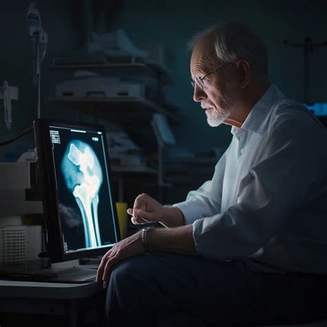 Free Doctor Analyzing X Ray Image Download At Stockcake