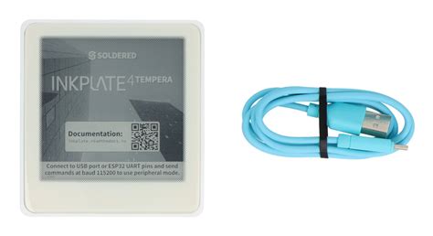 Inkplate 4 Tempera E Paper Display 38 600x600px Esp32 With