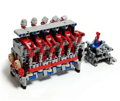 Inline 6 Cylinder 4 Stroke Engine 4 Speed Engine Sequential Gearbox Diy