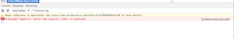 Polymer 10 Firebase Authhtml Uncaught Type Error Cannot Read Property Token Of