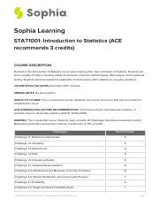 Introduction To Statistics Course Overview And Learning Outcomes Course Hero