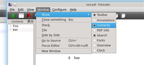 TexStudio Contents In Pdf Viewer TeX LaTeX Stack Exchange