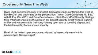 Open Source Insight Container Tech Data Centre Security S Biggest Security Threat