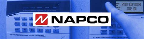 Napco Security Keypads Authorized Alarm Systems