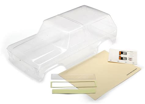 Traxxas Body Ford Bronco Clear Requires Painting Decals Window