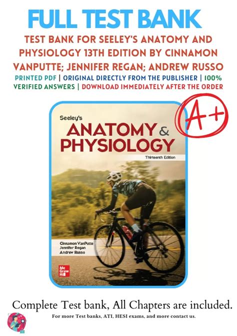 Test Bank Seeleys Anatomy And Physiology 13th Edition Vanputte 2023