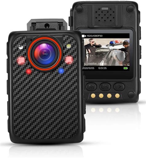 Boblov X1 Mini Body Camera Full 1080p Portable Body Camera Removable Sd