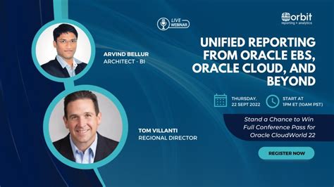 Orbit Reporting Analytics On Linkedin Unified Reporting From Oracle Ebs Oracle Cloud And Beyond