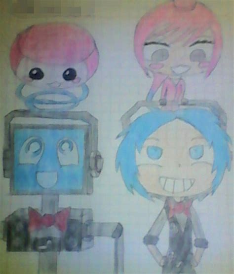 Fandroid And Melody Robot And Humans Art By Teresan Gemoz Human Art