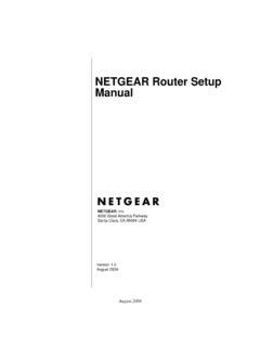 NETGEAR Router Setup Manual Netgear Router Setup Manual Pdf PDF4PRO