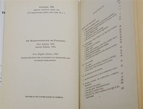 The Mass Psychology Of Fascism Wilhelm Reich Theodore Wolfe First