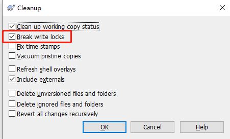 Svn Previous Operation Has Not Finished Run Cleanup If It Was