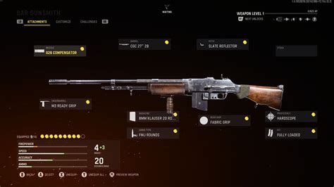 Best Vanguard Bar Loadout Attachments Perks Class Setup Attack Of