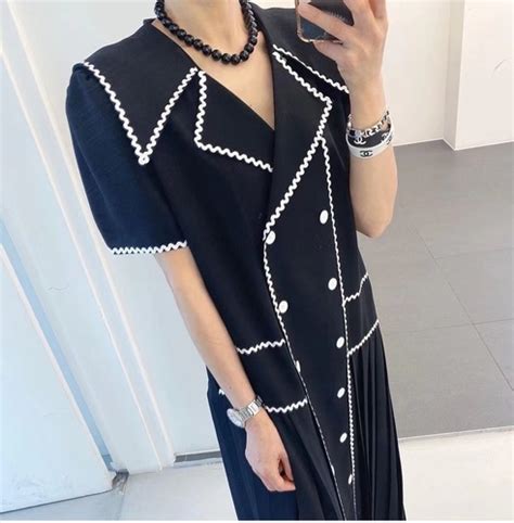 빅카라 더블 롱 원피스 플리츠 반팔 오픈 자수 루즈핏 데일리룩 하객룩 오피스룩 여름 트렌치 에이블리