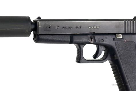 Deactivated Suppressed Glock 17 Pistol Sn Sg17