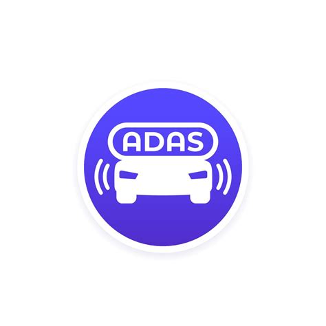 Advanced Driver Assistance System Icon Vector Design 17613285 Vector