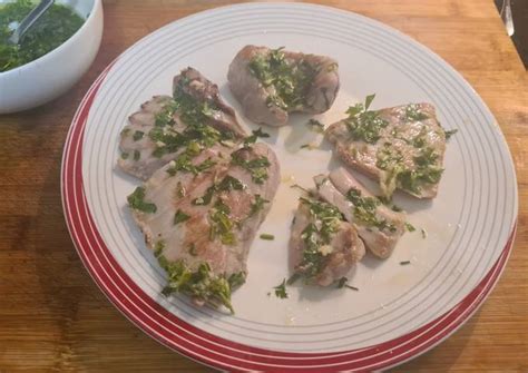 Ventresca de atún a la plancha Receta de Benalmádena Cookpad