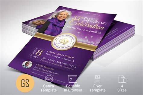 Pastor Appreciation Flyer Ideas