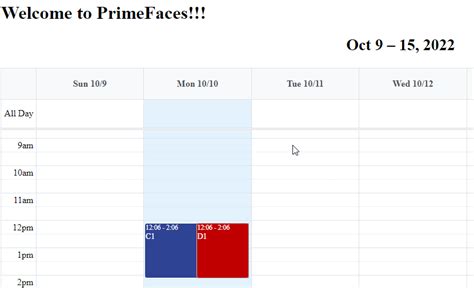 Schedule Backgroundcolor Is Not Being Displayed · Issue 9297 · Primefacesprimefaces · Github
